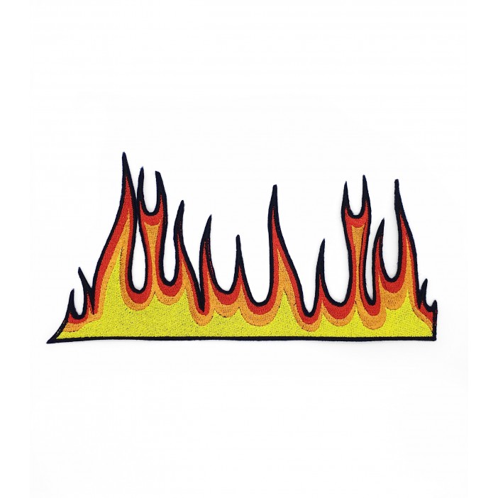Купить нашивку Hell Fire на одежду в Москве, магазин нашивок EYE project